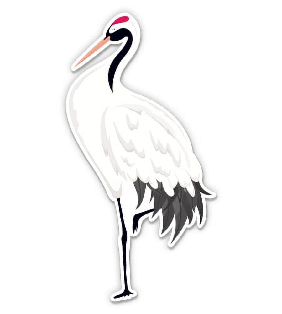 Crane - 12" Vinyl Sticker Waterproof Decal - Walmart.com