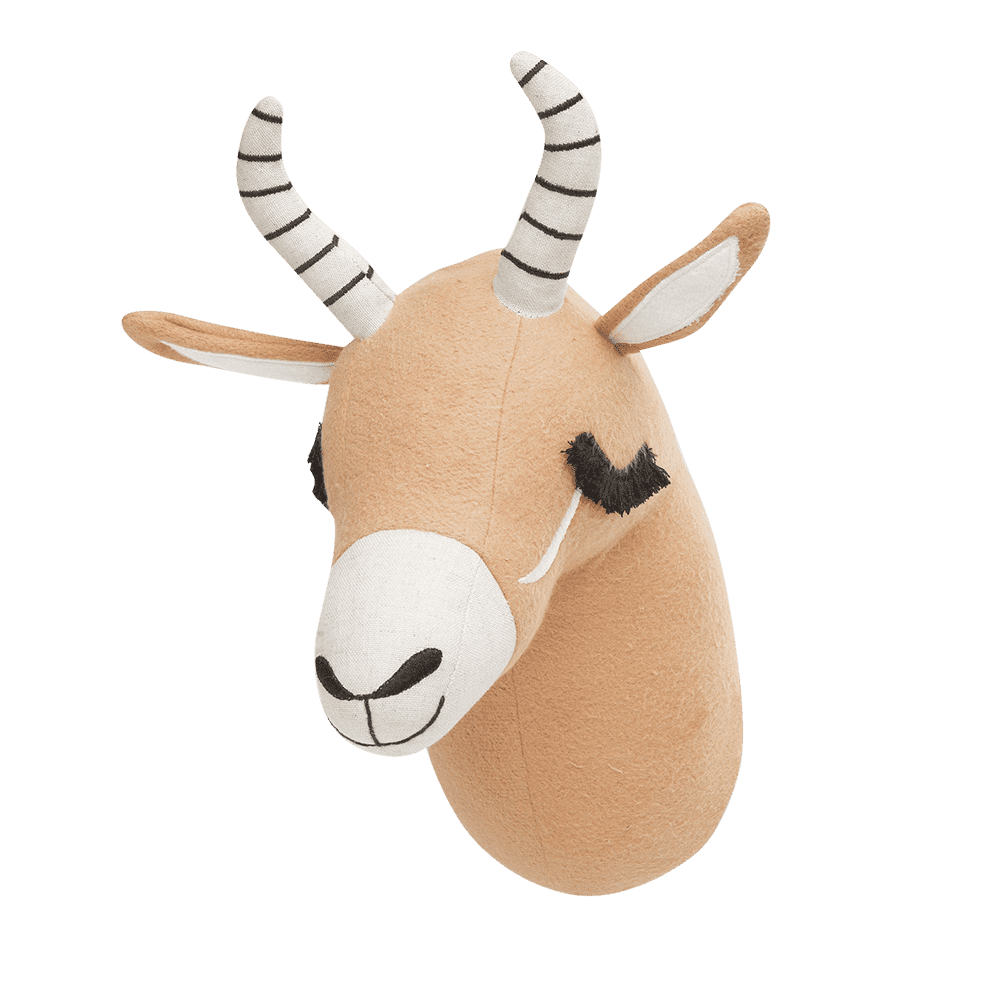 Crane Baby Antelope Plush Head Wall Decor - Walmart.com