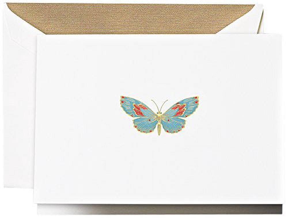 Crane & Co. Engraved Butterfly Note (CF1523) - Walmart.com