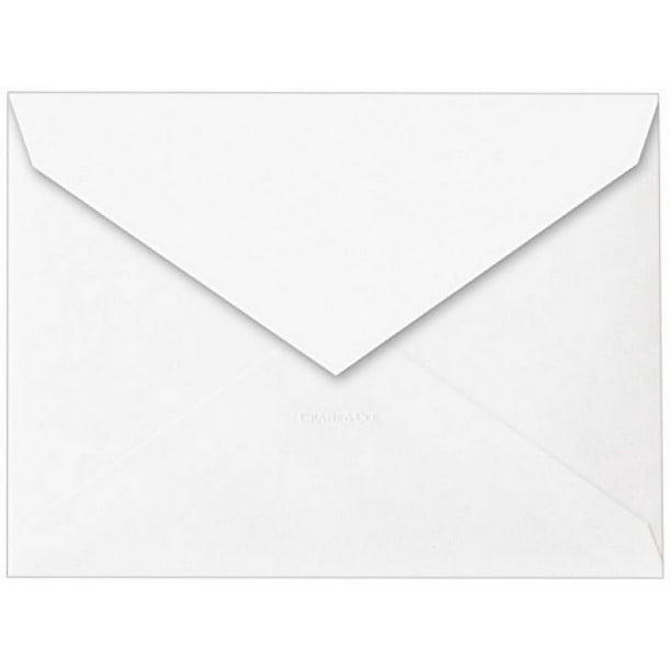 Crane & Co. Pearl White Royalty Gummed Inside Envelope (W23A) - Walmart ...