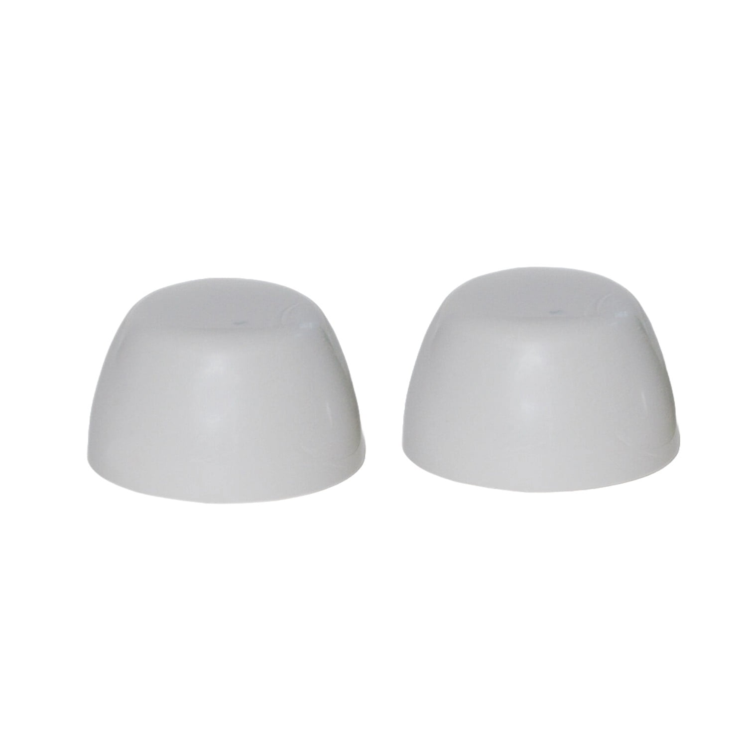 Crane Color Replacement Plastic Toilet Bolt Caps, Set of 2, Platinum ...
