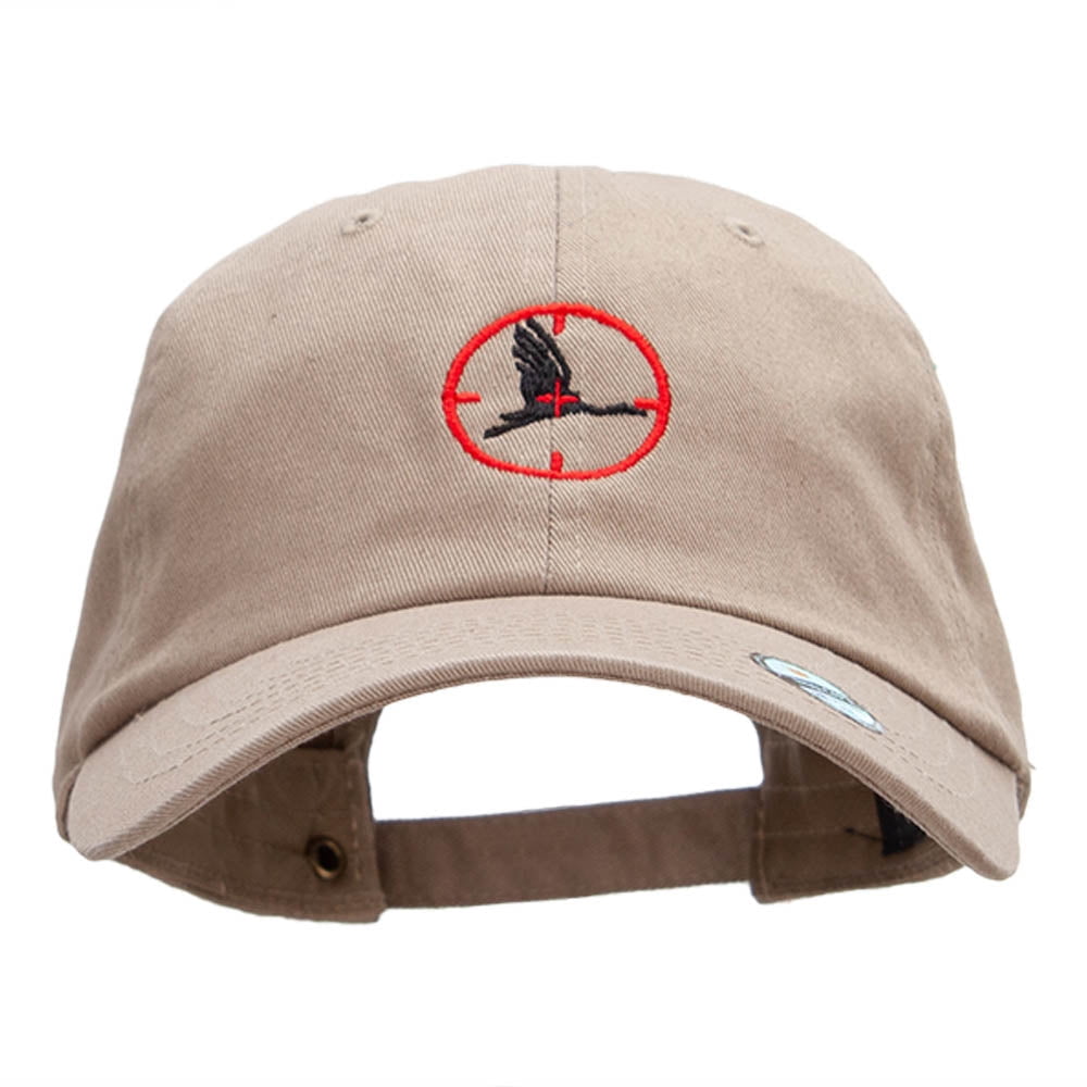 Crane Hunter Embroidered Washed Cap - Khaki OSFM - Walmart.com