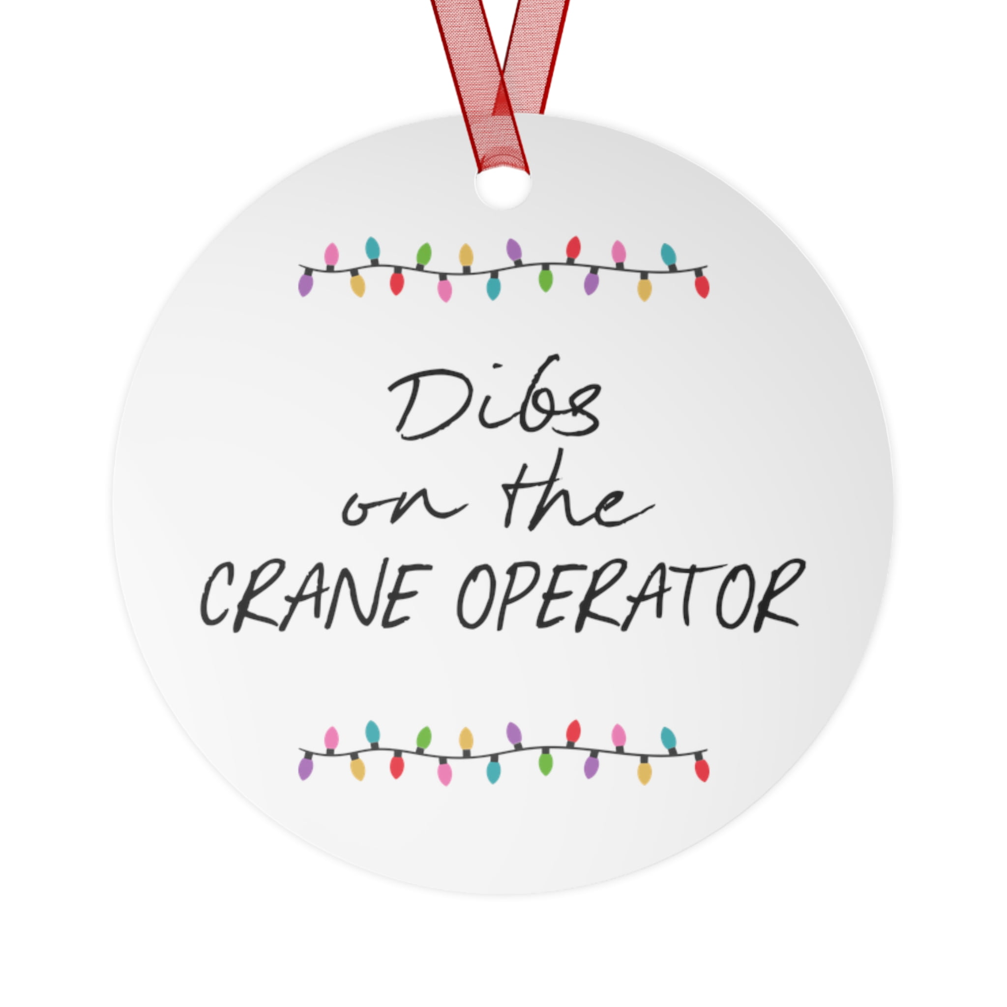 Crane Operator Wife Girlfriend Husband Gifts Ornament Funny Christmas ...