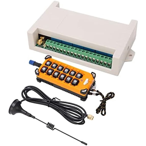 Crane Remote Control, 12 Key Remote Control Encoder with Antenna 12 ...