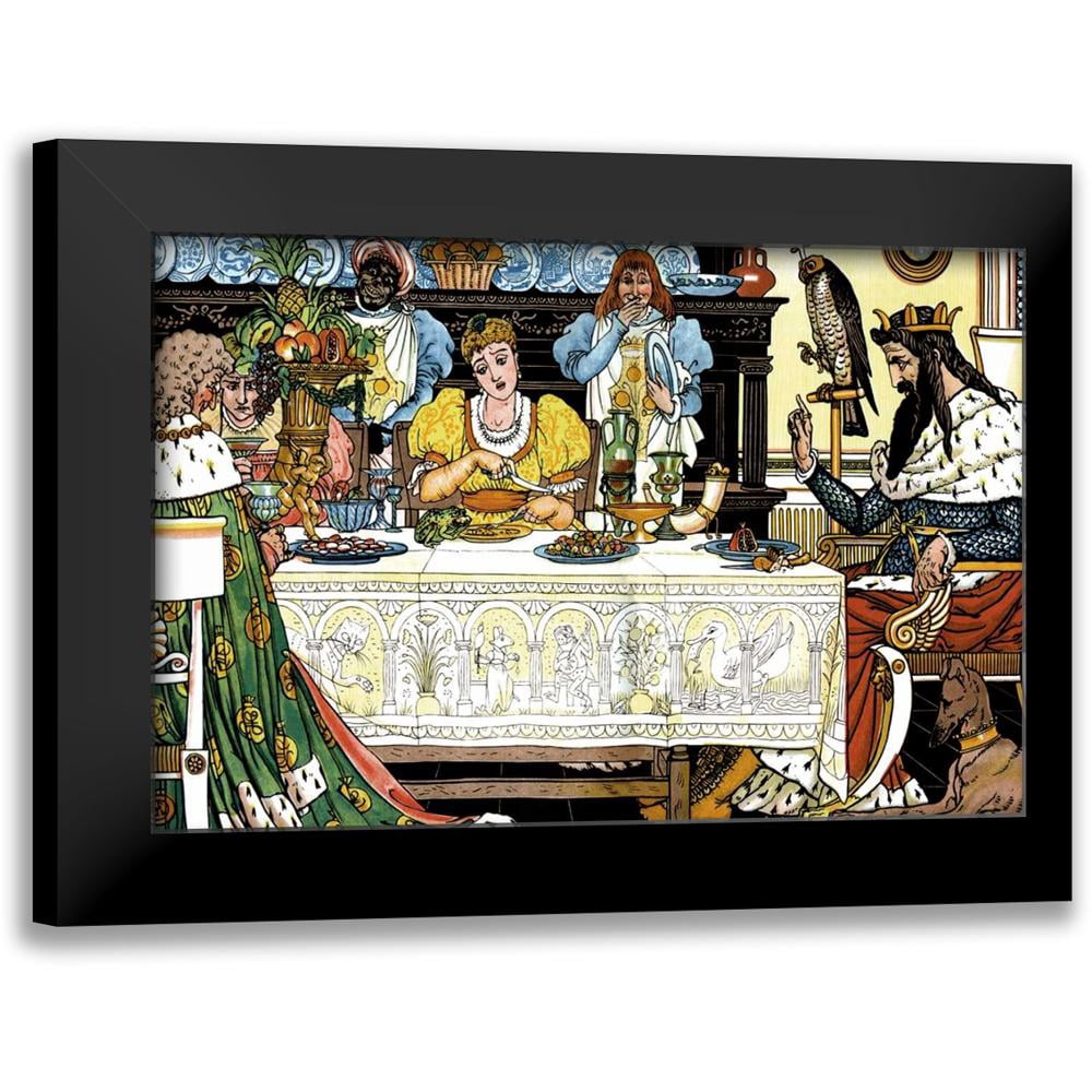 Crane, Walter 14x11 Black Modern Framed Museum Art Print Titled - Frog ...