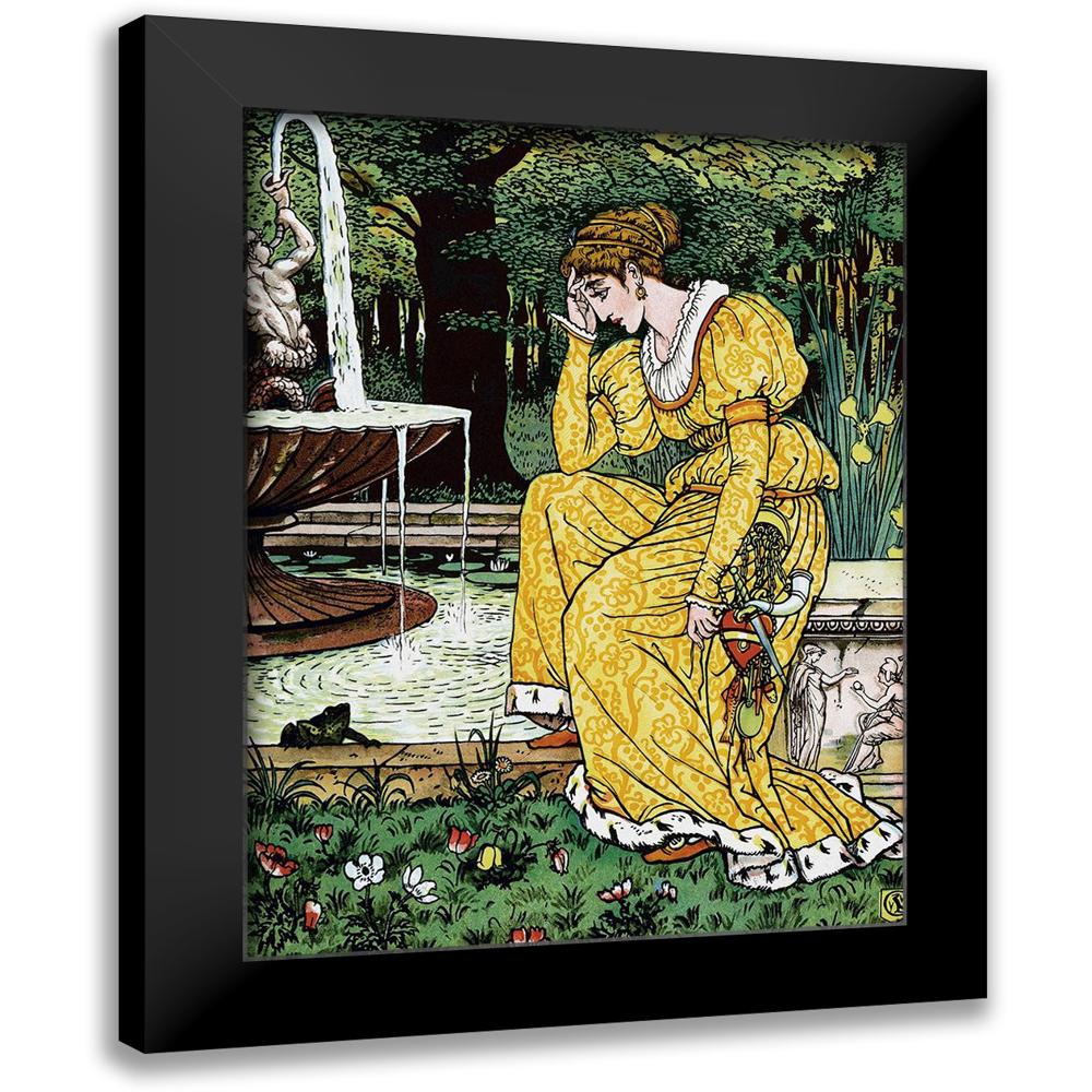 Crane, Walter 15x18 Black Modern Framed Museum Art Print Titled - Frog ...