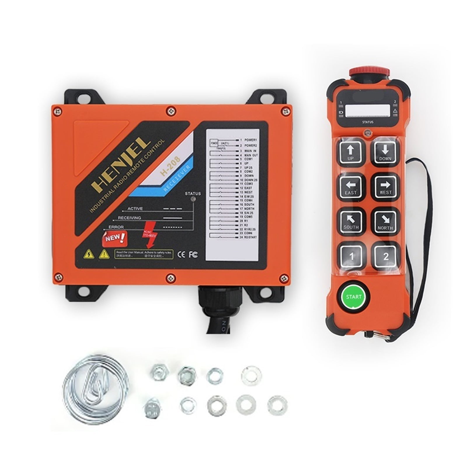 Crane Wireless Control Double Speed IP65 Dustproof And Waterproof ...
