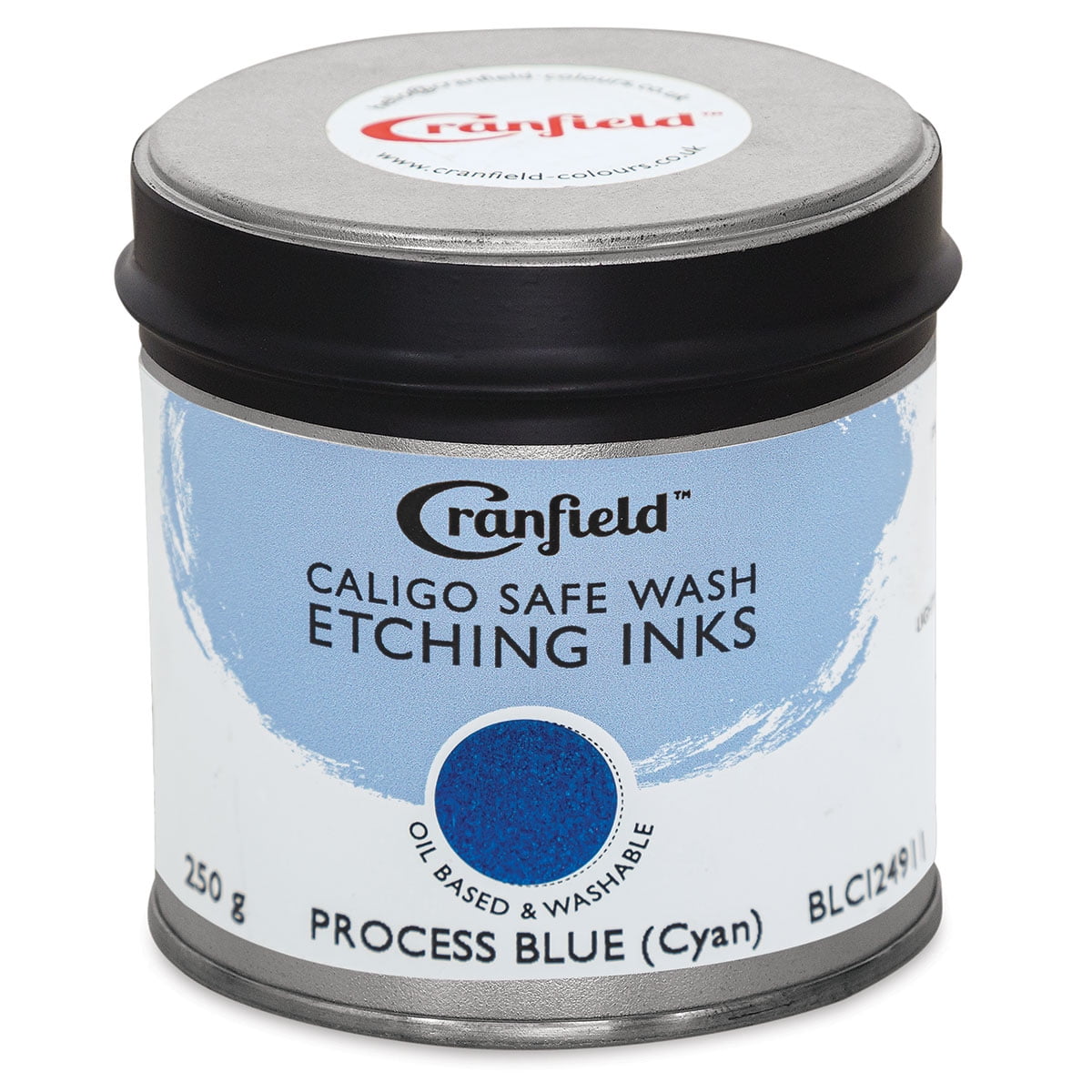 Cranfield Caligo Safe Wash Etching Ink - Process Blue (Cyan), 250 g Can ...