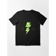 Cranium N Lightning Bony Face With Electric Bolt Graphic Design Unisex ...