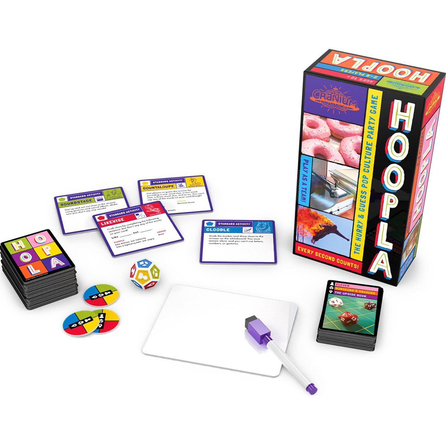 Cranium The Hurry and Guess Pop Culture Hoopla Party Game - Walmart.com