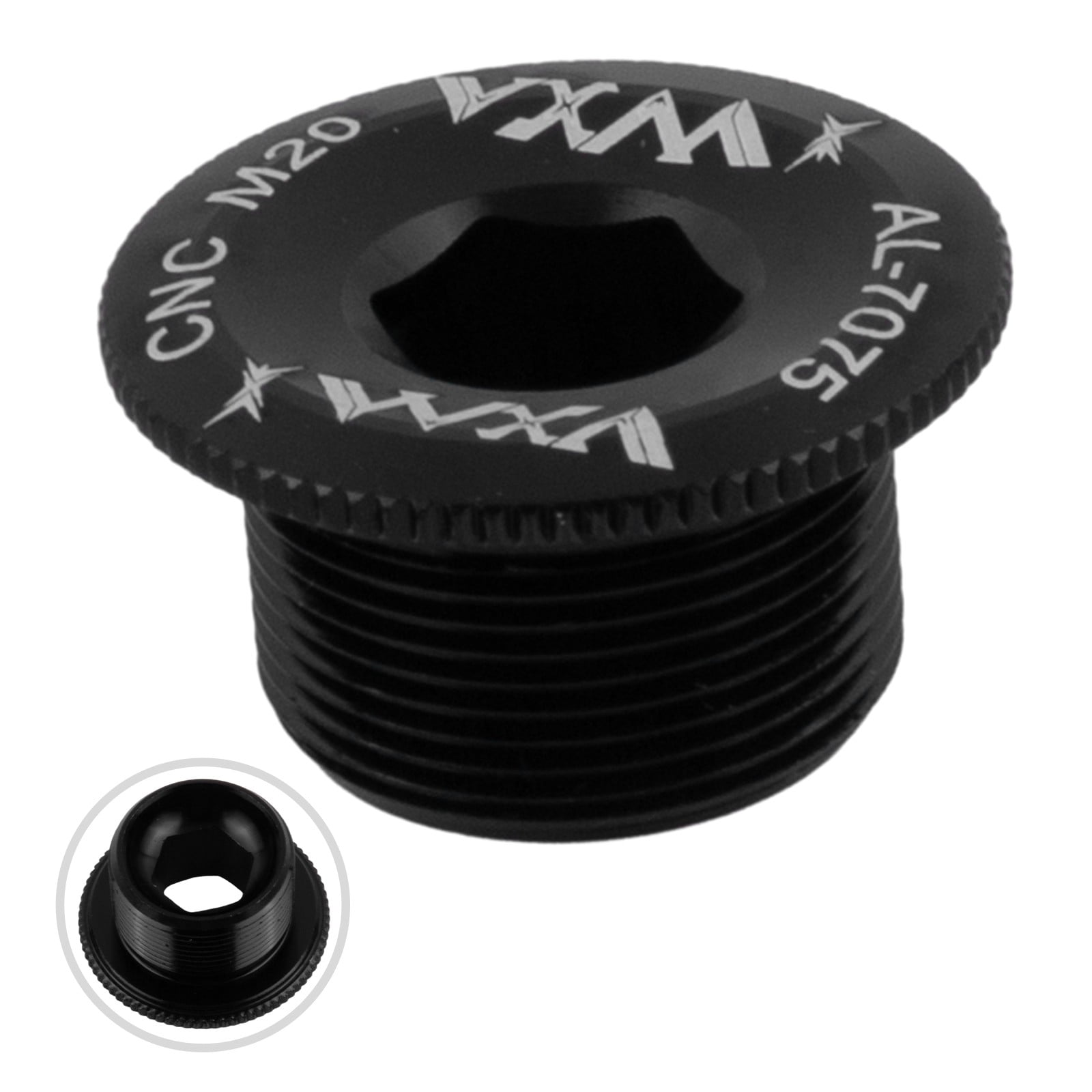 Crank Cover Screw Cap M19 M20 Crankset Aluminum MTB Road Bike Bolts ...