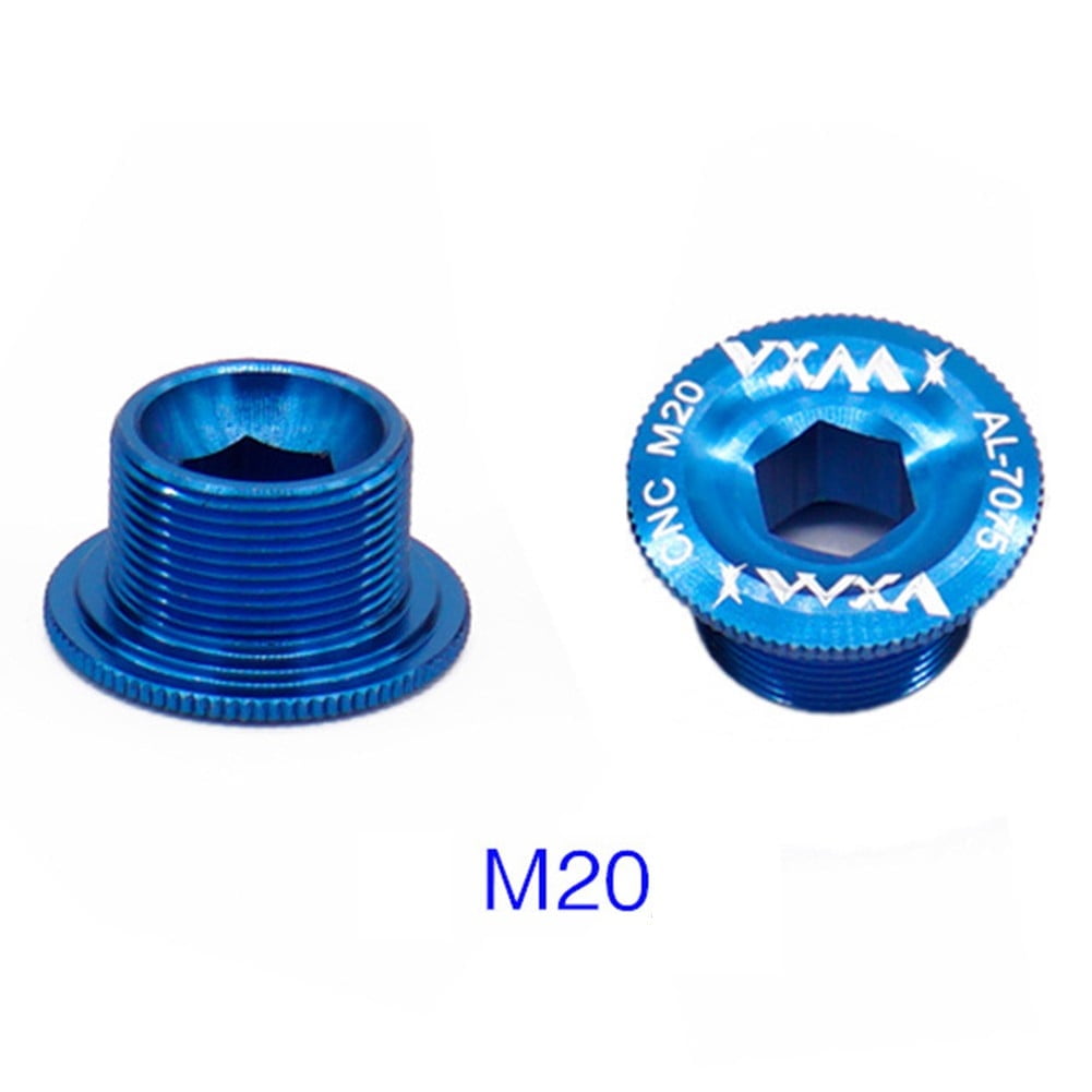 Crank Cover Screw Cap M19 M20 Crankset Aluminum Mtb Road Bike Bolts ...