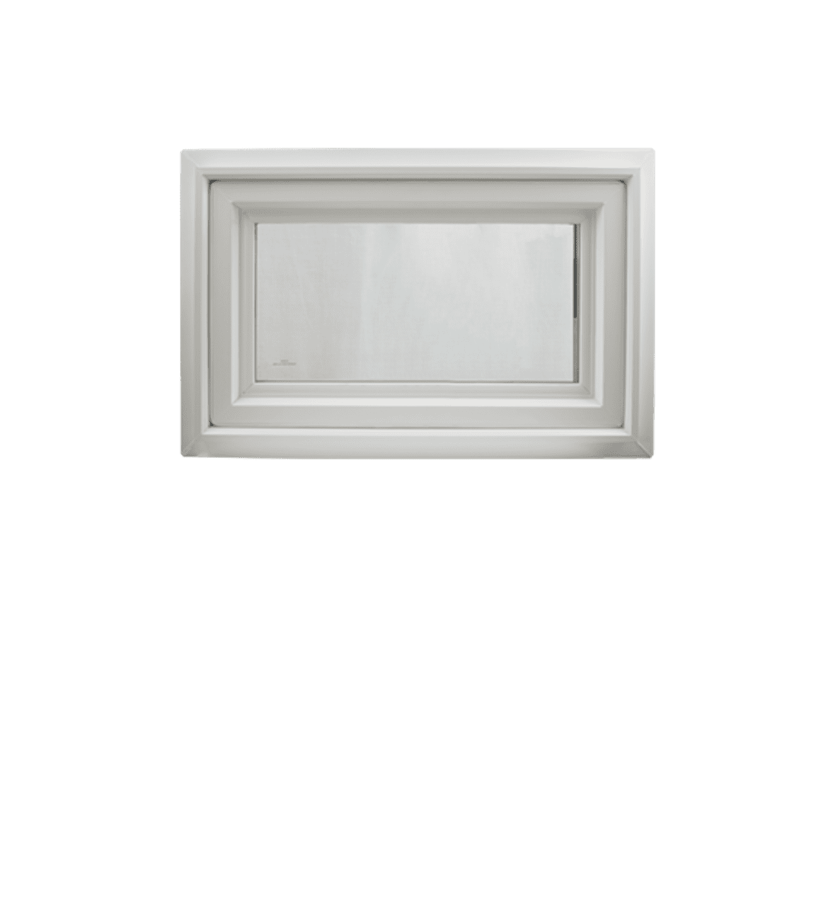 Crank Out Windows 30 " x 16" White Vinyl Tempered Glass Low-E Argon Gas ...