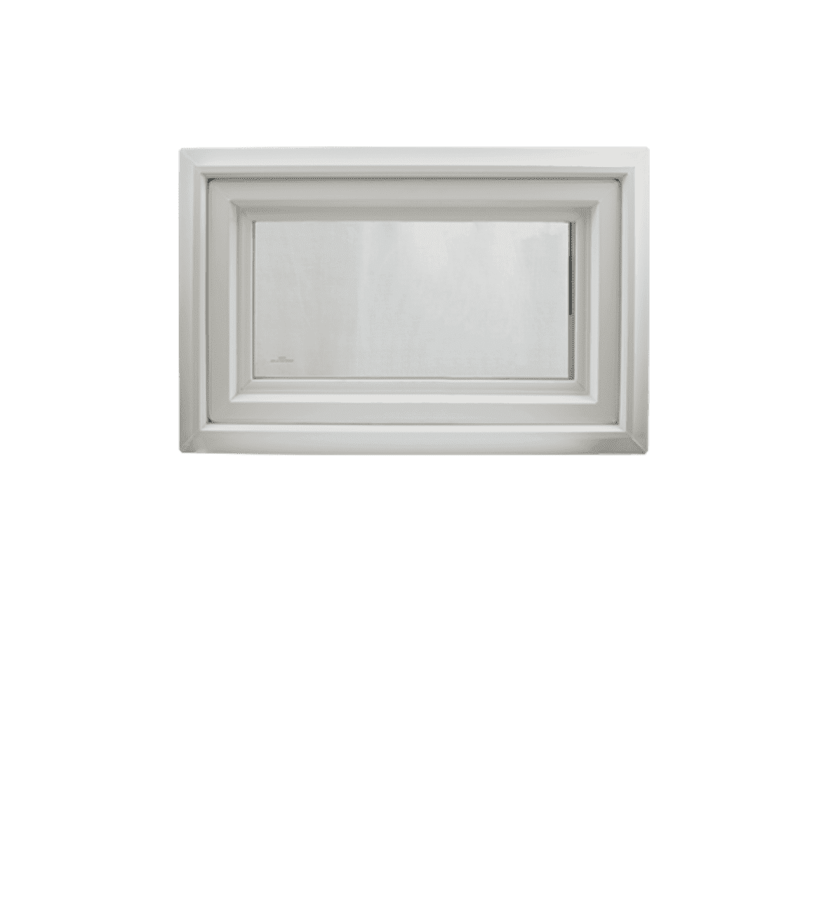 Crank Out Windows 30 " x 16" White Vinyl Tempered Glass Low-E Argon Gas ...