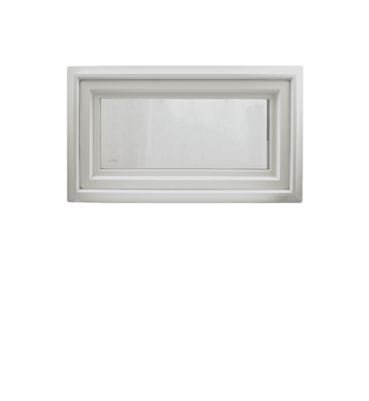 Crank Out Windows 42 " x 16" White Vinyl Tempered Glass Low-E Argon Gas ...