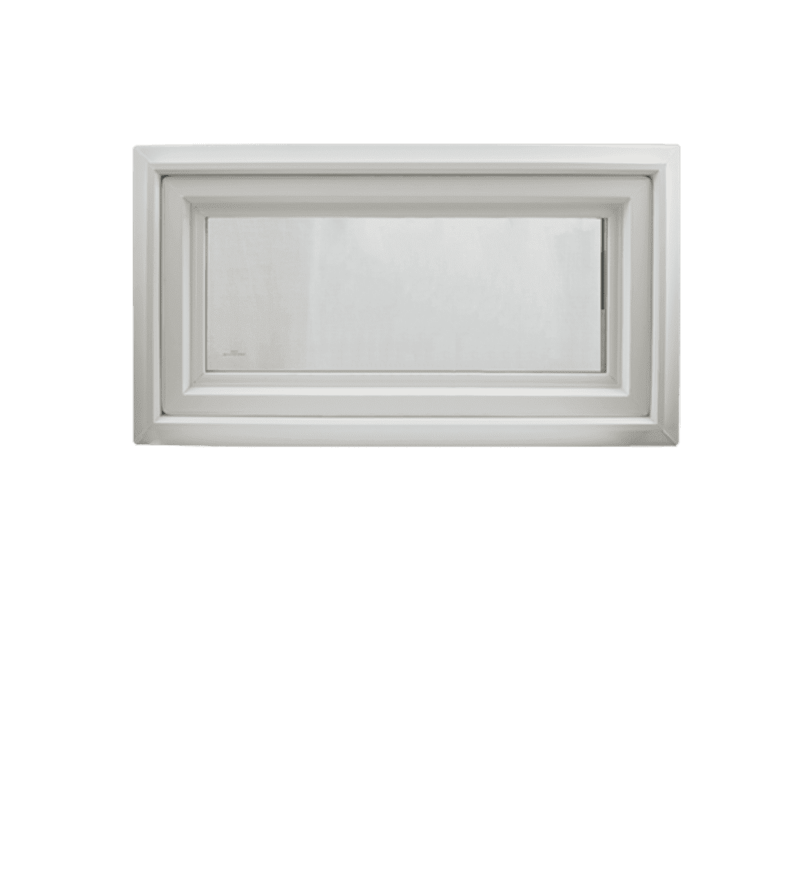Crank Out Windows 48 " x 16" White Vinyl Tempered Glass Low-E Argon Gas ...