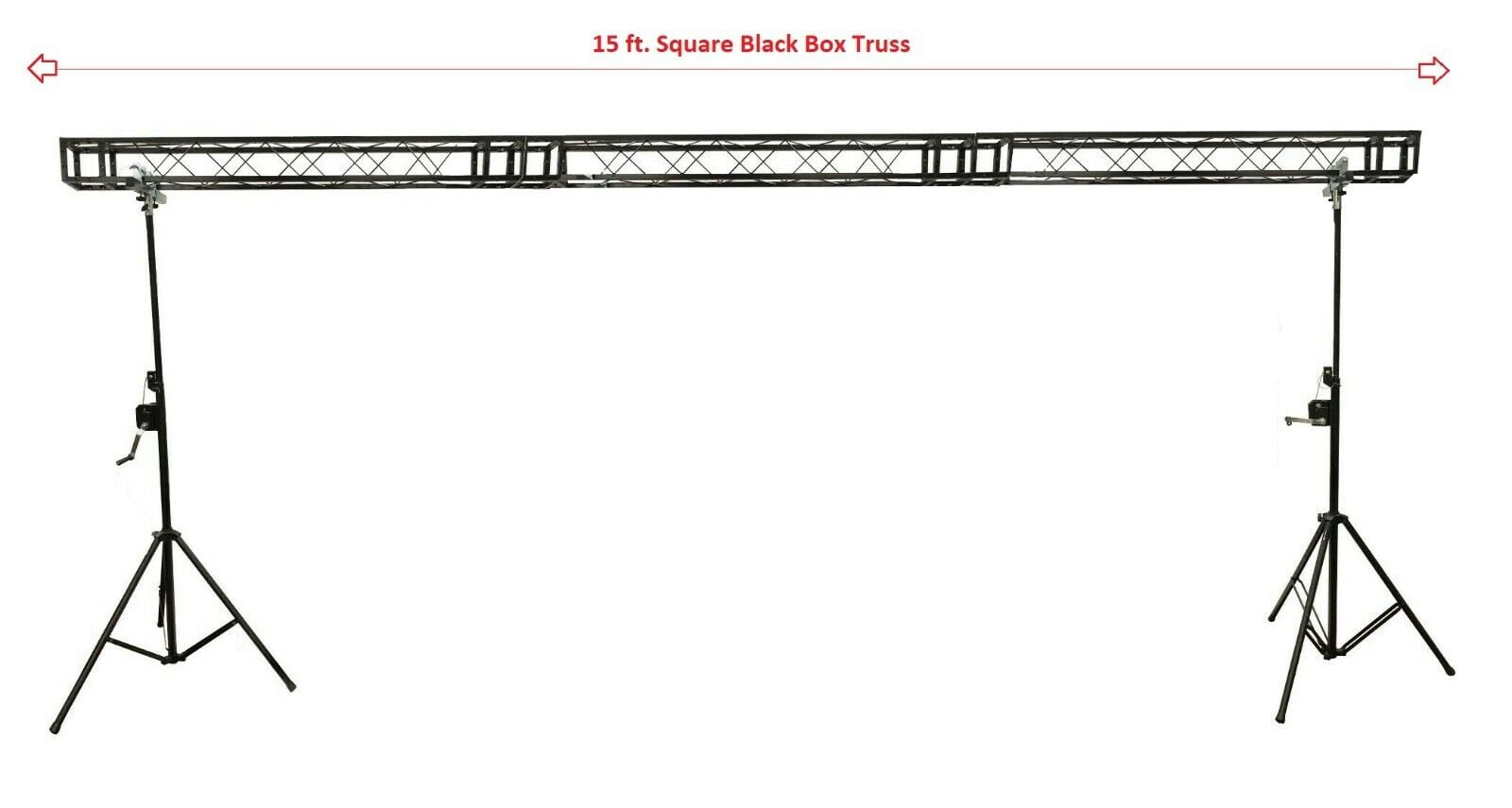 Cedarslink Heavy Duty 15FT Box Truss Light Stand System Black - Walmart.com