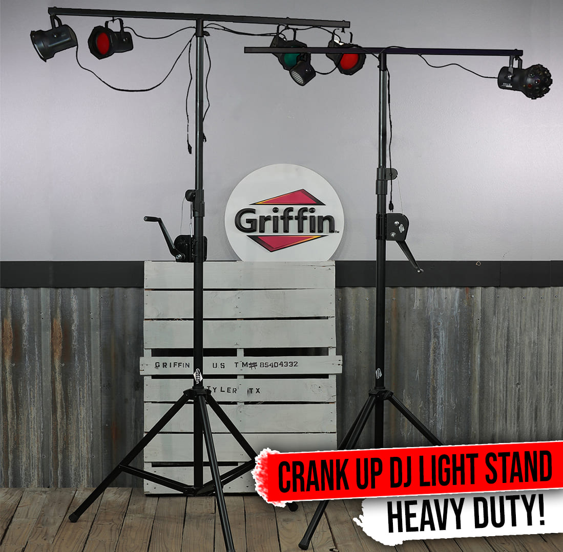 Crank Up Truss Lighting Stands - DJ Stage Light Mount Trussing Speaker ...