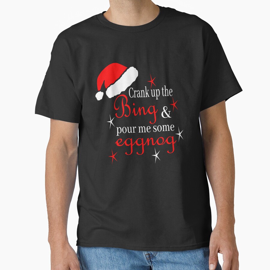 Crank Up the Bing Pour Me Some Eggnog Holiday Inspired Funny Cartoon ...