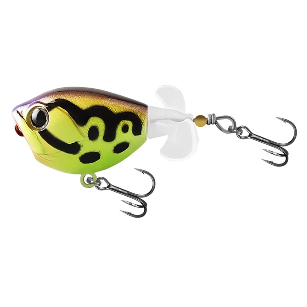Crankbait Fishing Lure With Propeller Metal Hard Bait 53Mm Length 10 ...