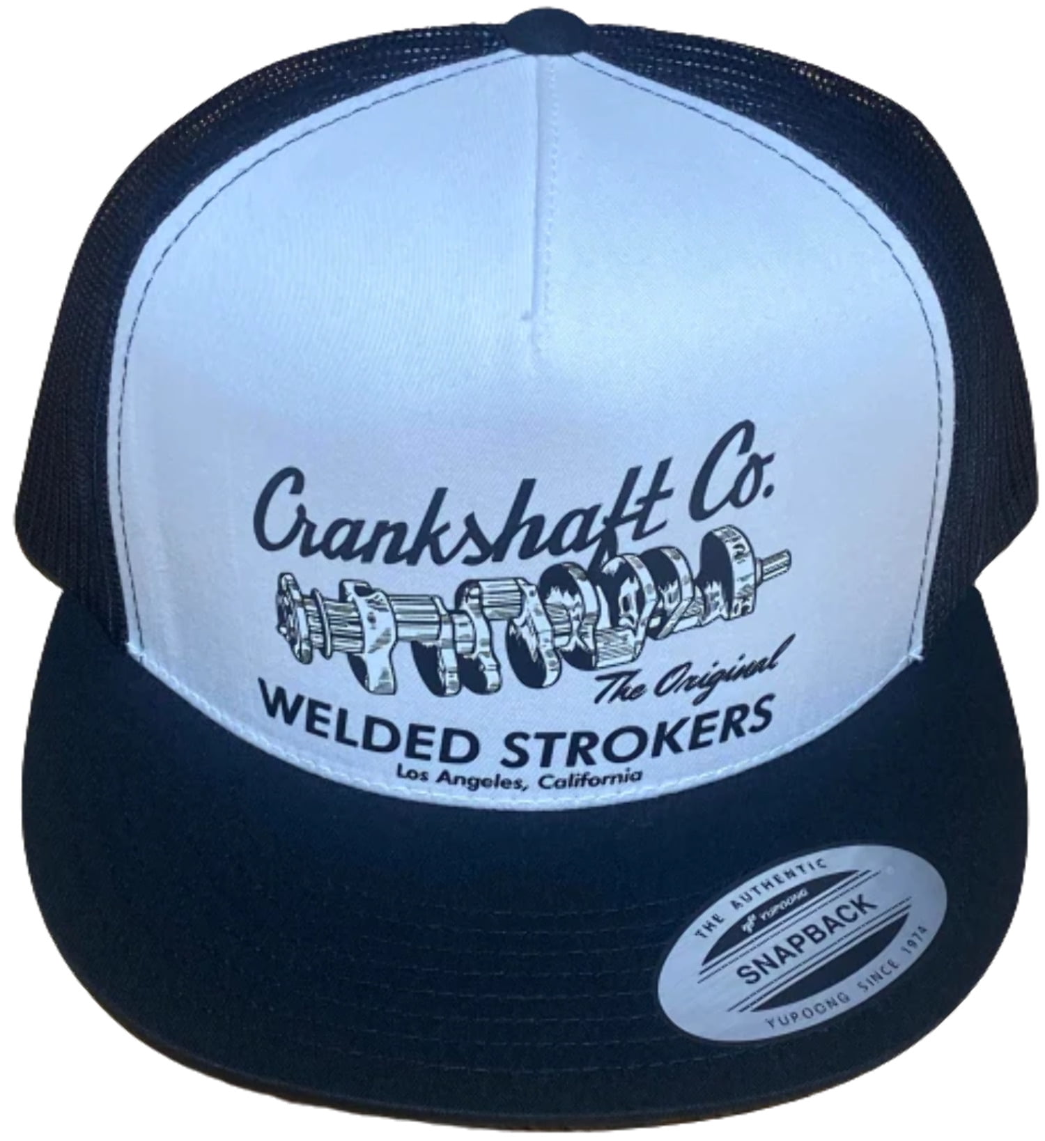 Crankshaft Co. Welded Strokers Trucker Hat Flat Bill 3 Colors Available ...