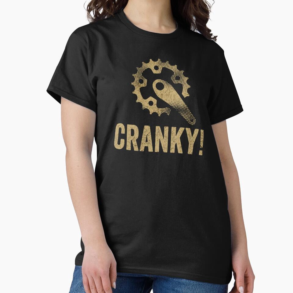 Cranky! Bicycle Crankset Funny Cycling Bike Riding Sports Gear Art ...