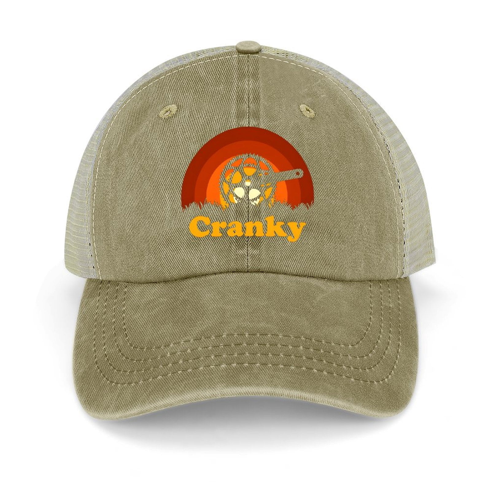 Cranky Khaki Baseball Cap for Men Women, Adjustable Snapback Hats ...