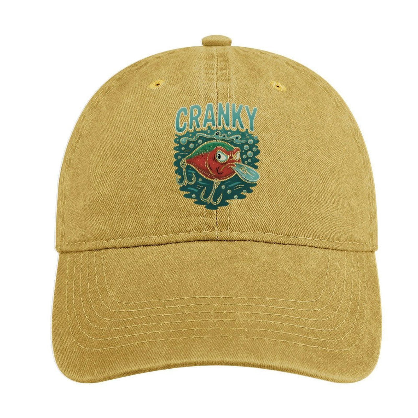 Cranky Sand Colour Baseball Cap for Men Women, Adjustable Snapback Hats ...