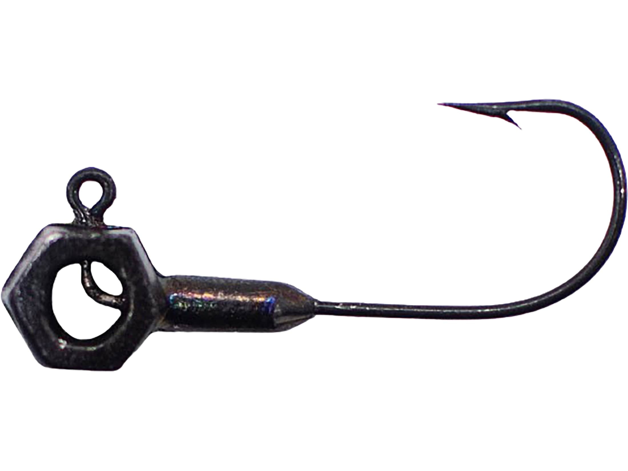 Crappie Magnet Eye Hole Brandon Smith Hammer Head 1/16oz Jighead Black ...