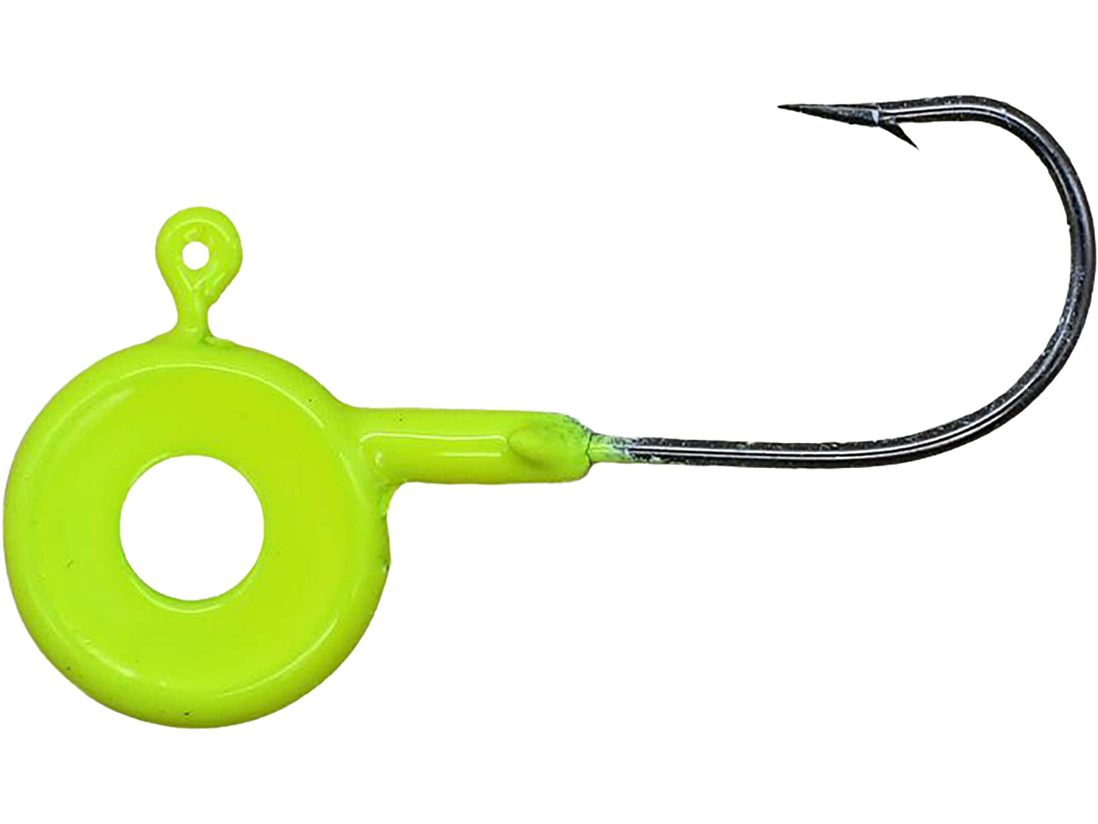 Crappie Magnet Eye Hole Pill Head 1/8oz Jighead Chartreuse - Walmart.com