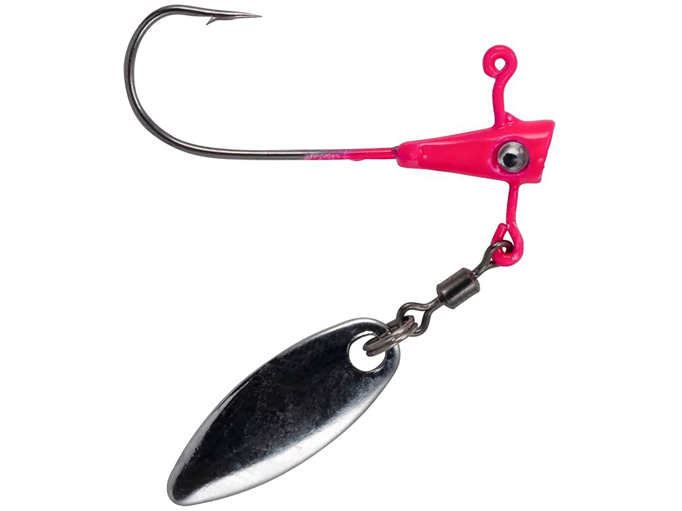 Crappie Magnet Fin Spin 1/32oz Underspin Jighead Pink - Walmart.com