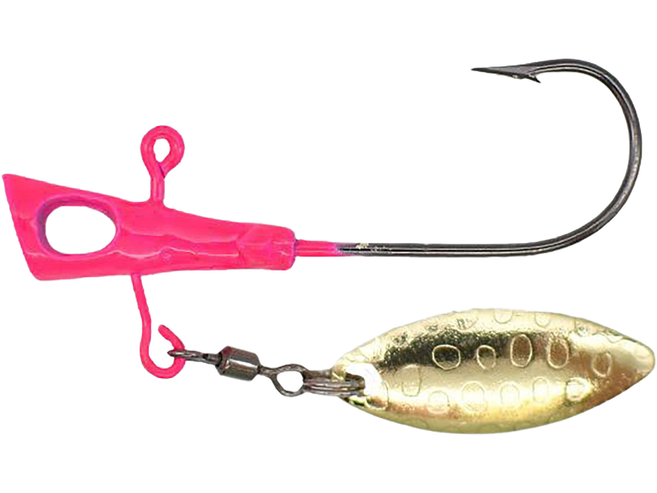 Crappie Magnet Fin Spin Eye Hole 1/16oz Underspin Jighead Pink ...