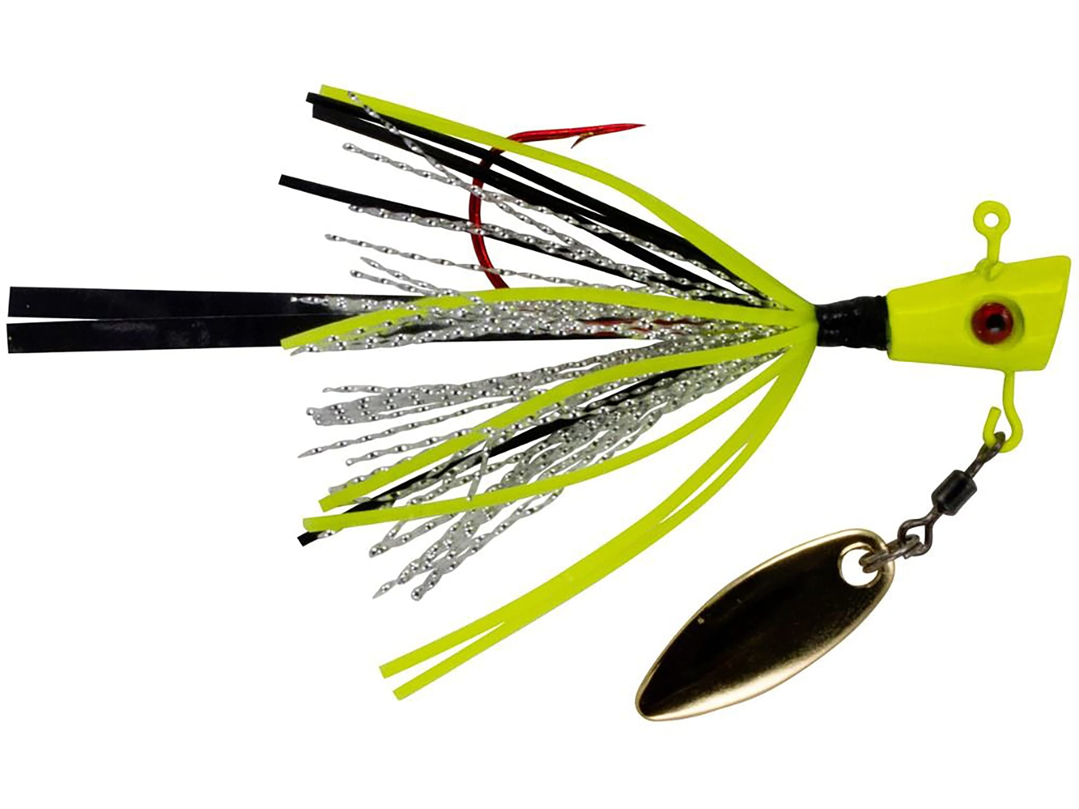 Crappie Magnet Fin Spin Pro Underspin Jig Pop Chartreuse 1/16 oz ...