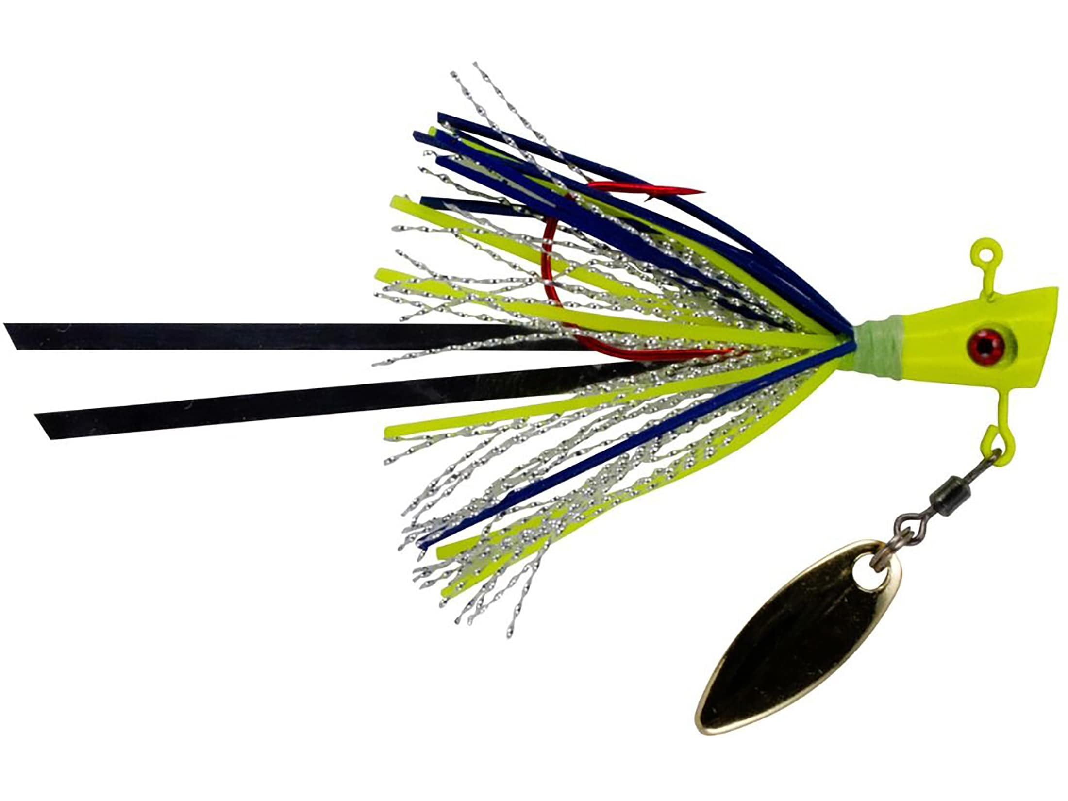 Crappie Magnet Fin Spin Pro Underspin Jig Therapist Chartreuse 1/8 oz ...