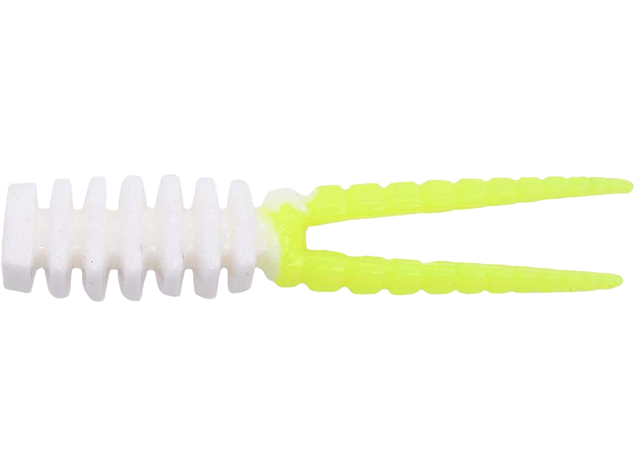 Crappie Magnet Hammer Grub White/Chartreuse - Walmart.com