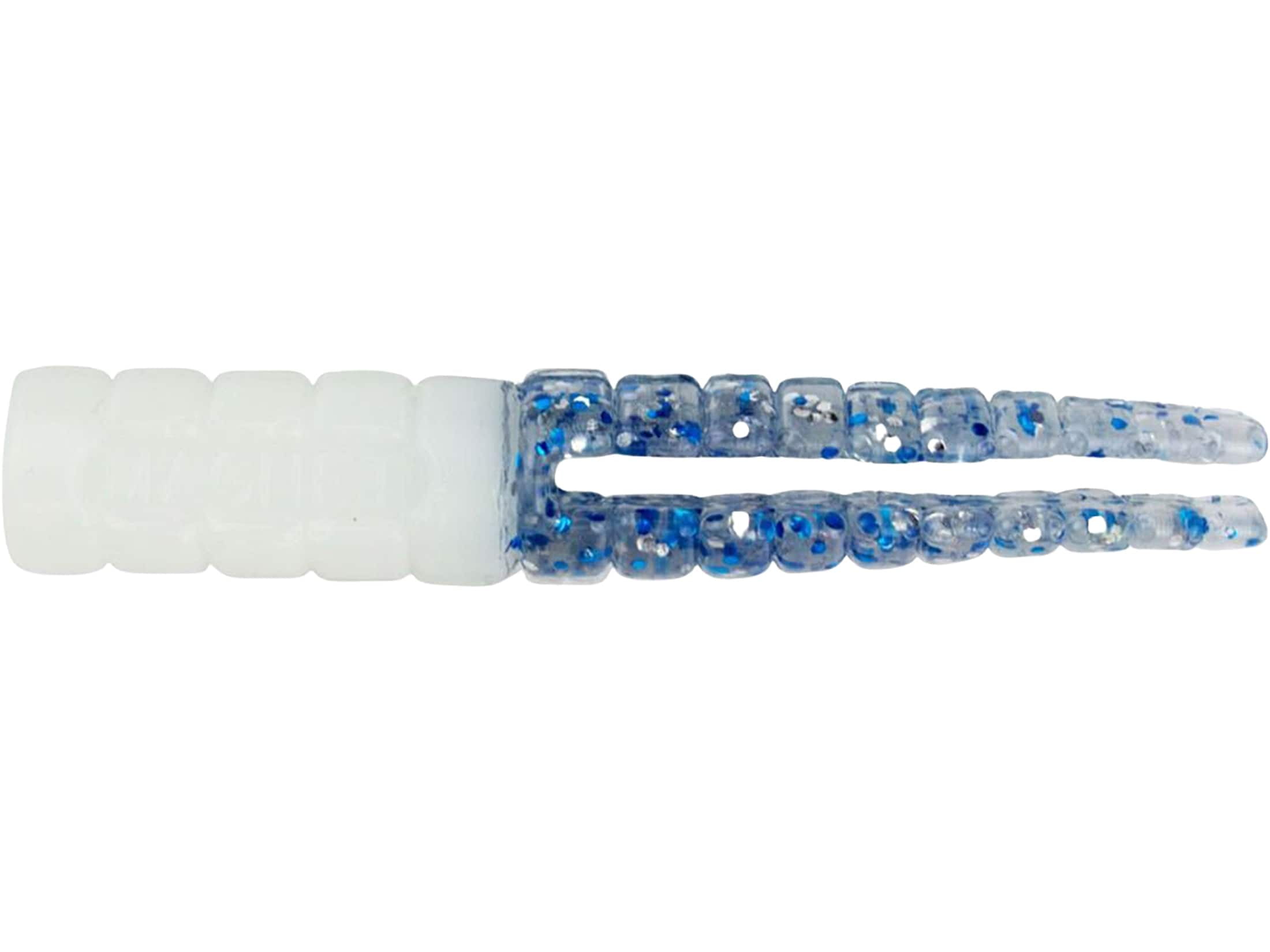 Crappie Magnet Lure, White, Blue, & Silver Flake, 15 Count - Walmart.com