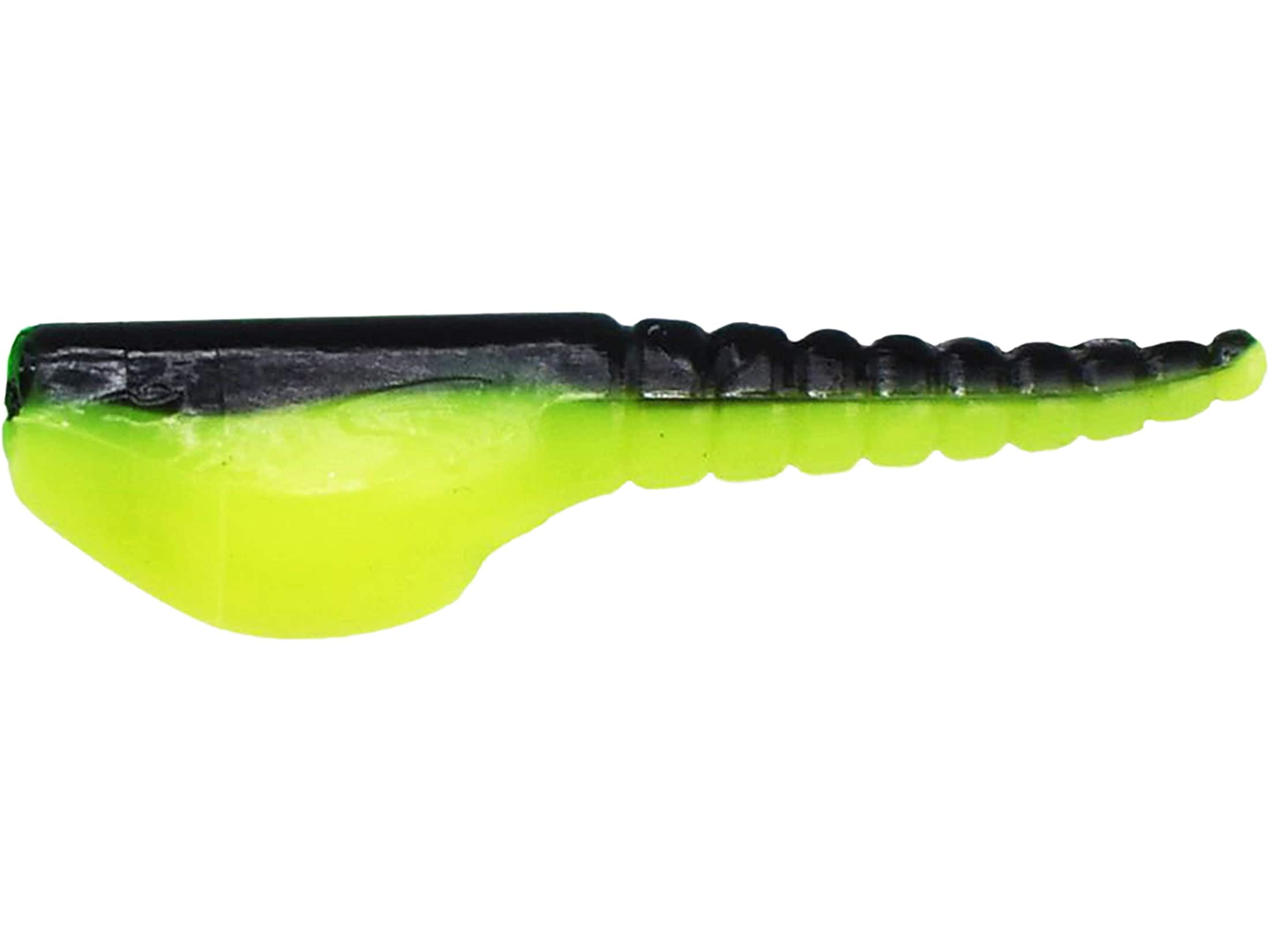 Crappie Magnet Roo Grub Black/Chartreuse - Walmart.com