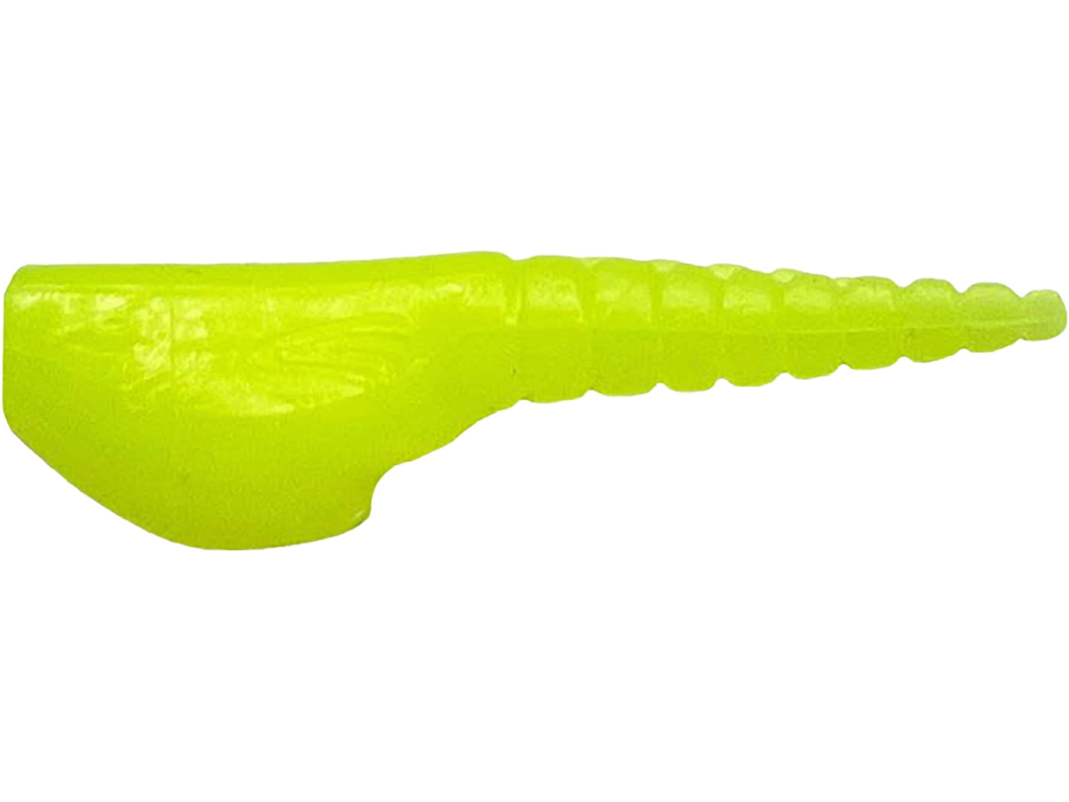 Crappie Magnet Roo Grub Chartreuse Glow - Walmart.com