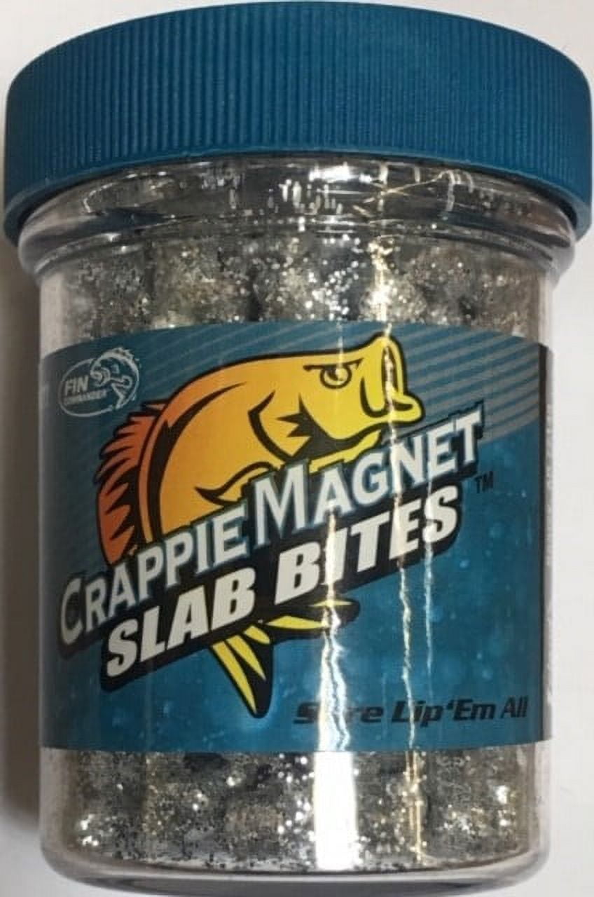 Crappie Magnet Slab Bites, Silver Glitter - Walmart.com