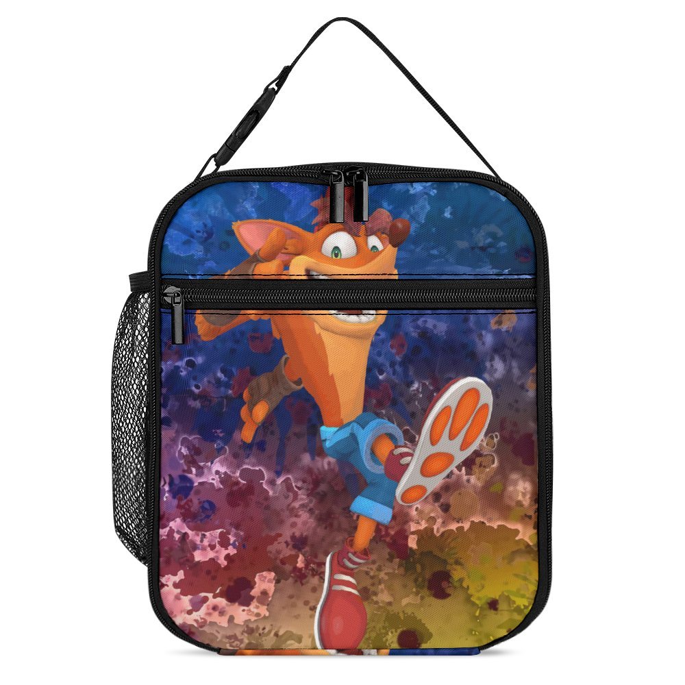 Crash Bandicoot 1 Lunch Bag/Tote Bag for Men/Women/Teens Portable Cute ...