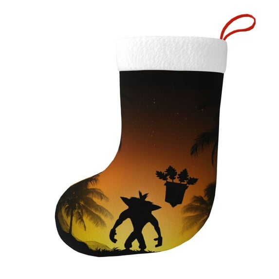 Crash Bandicoot 10 18" Christmas Stockings For Boys Girls Mens Womens ...