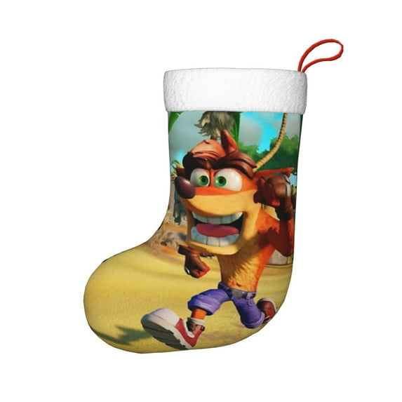Crash-Bandicoot 18 Inch Christmas Stockings for Boys Girls Mens Womens ...