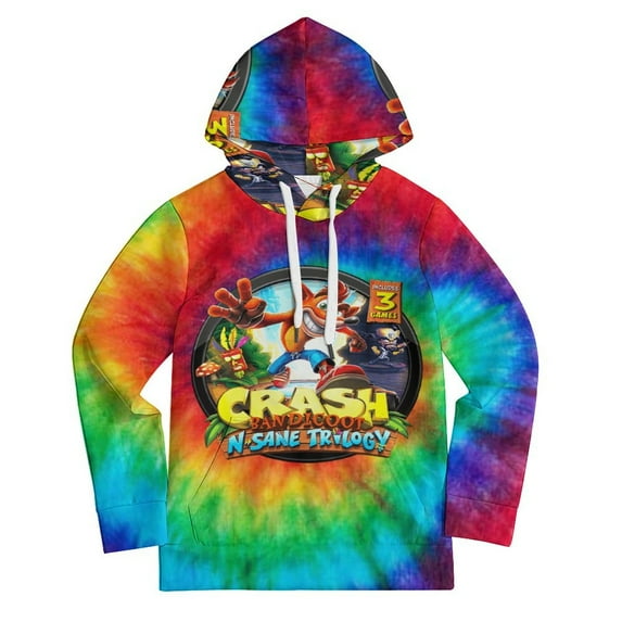 Crash-Bandicoot 3 Youth Tops Novelty Hoodie Long Sleeve Cartoon Anime ...