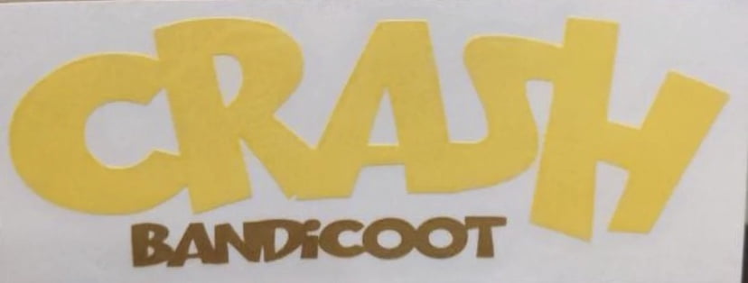 Crash Bandicoot 6 Inch Vinyl Car Decal – Video Game Sticker for Truck ...