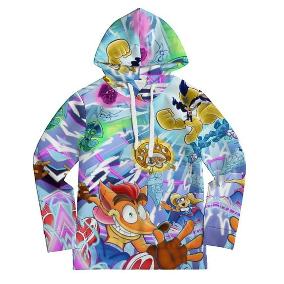 Crash-Bandicoot 8 Youth Tops Novelty Hoodie Long Sleeve Funny Anime ...