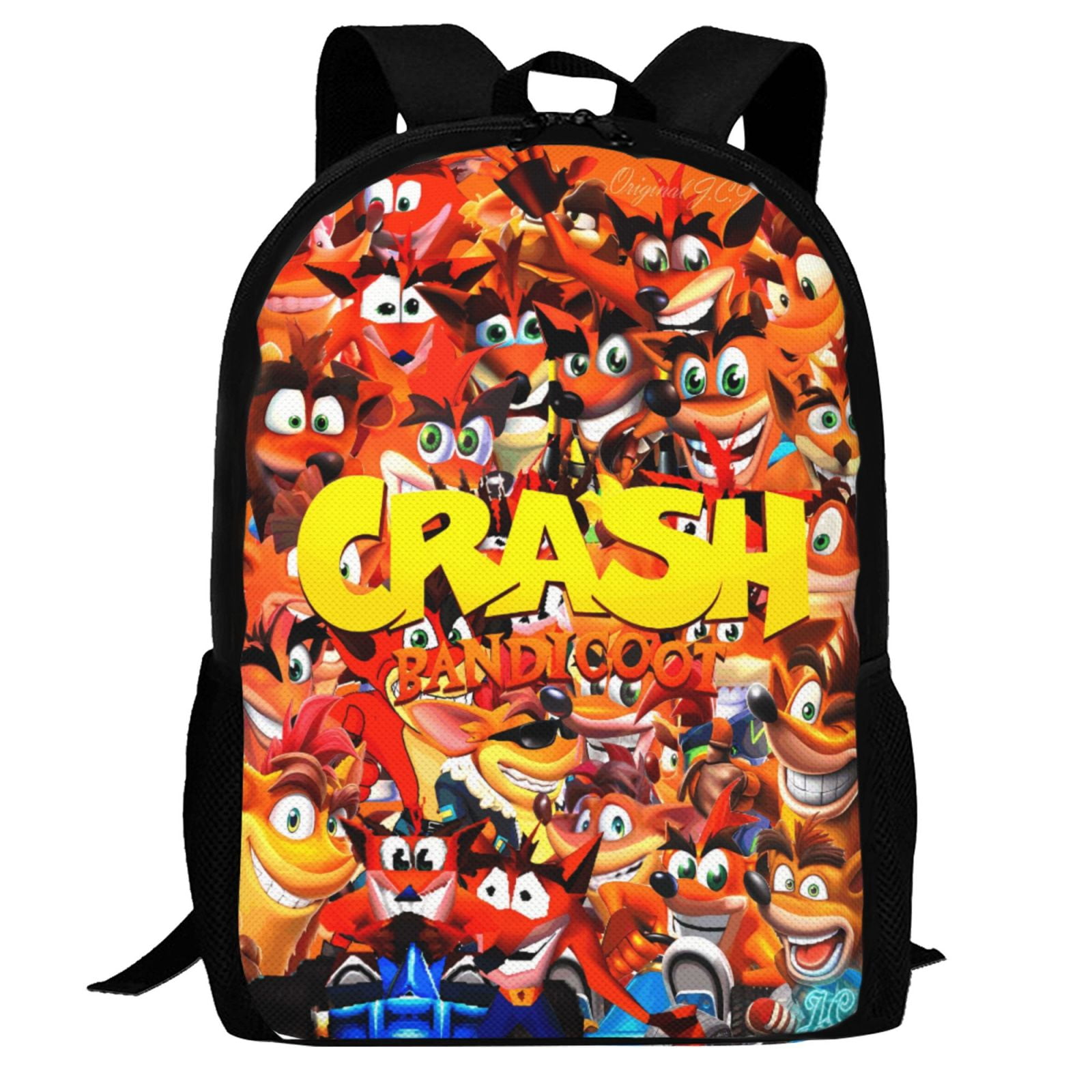 Crash Bandicoot Backpack,3d Print Laptop Backpack Lightweight Casual ...