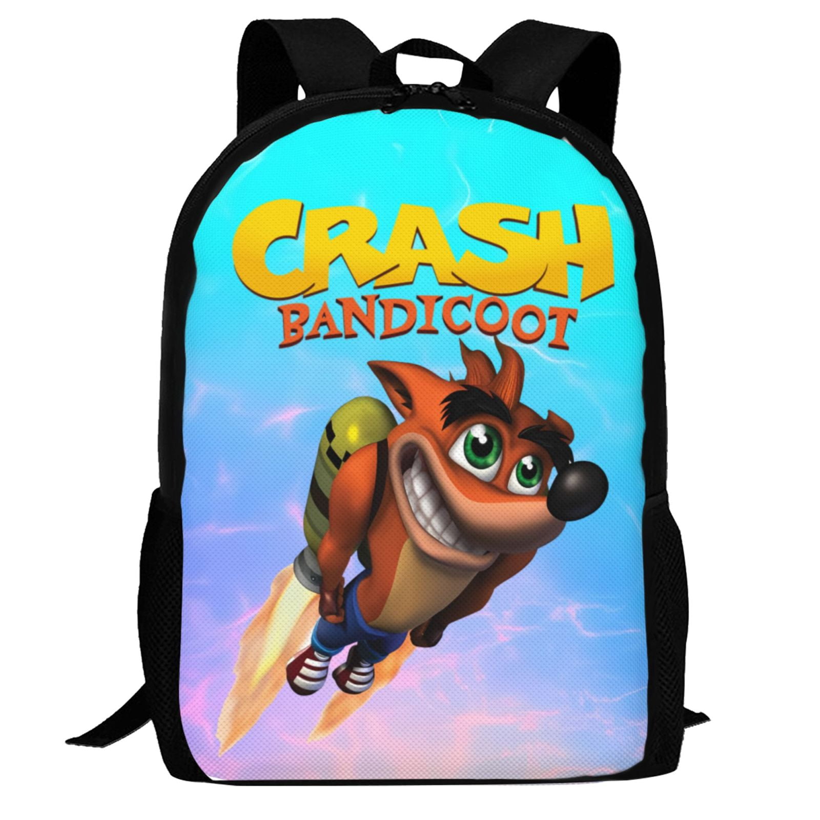Crash Bandicoot Backpack,3d Print Laptop Backpack Lightweight Casual ...