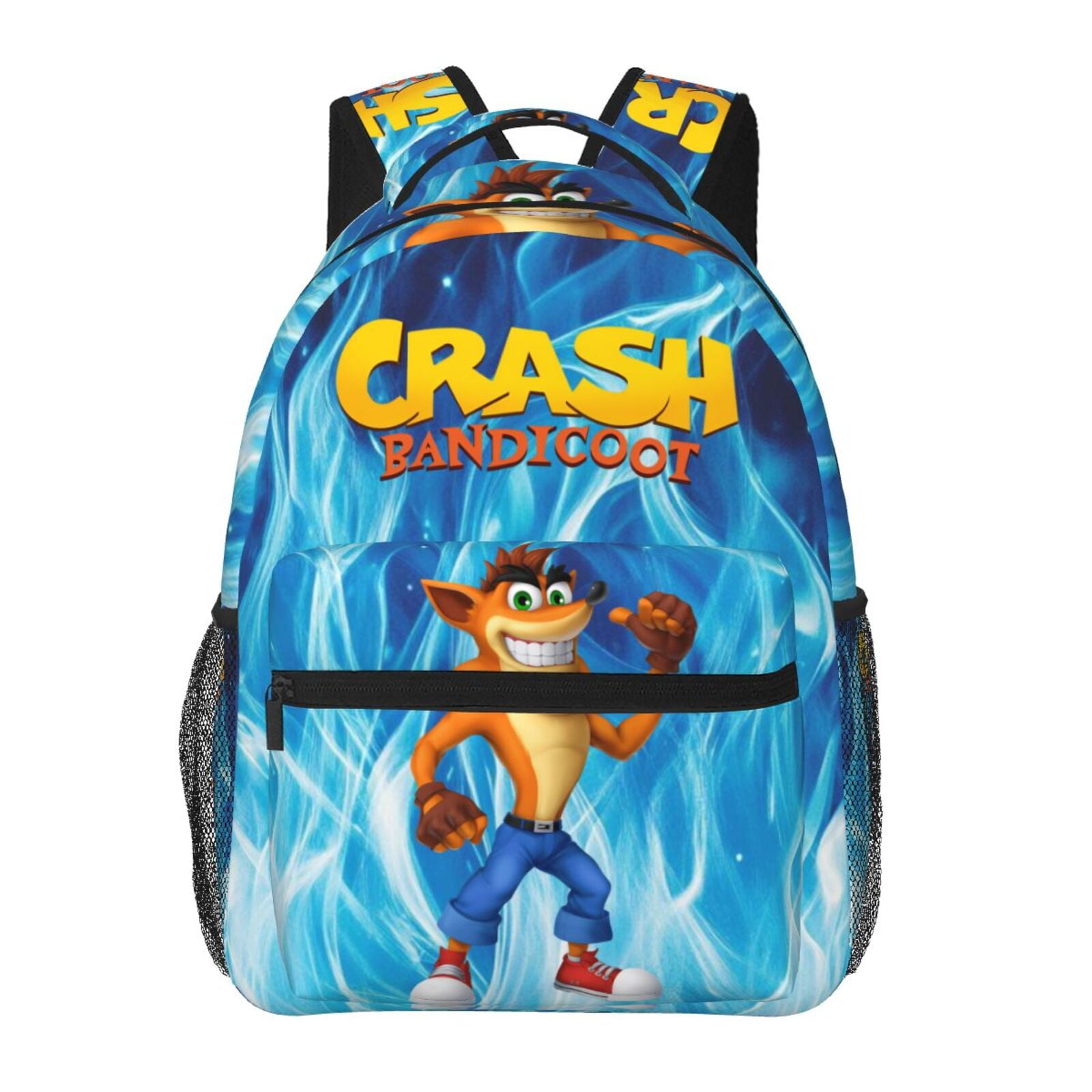 Crash Bandicoot Backpack Lightweight Bookbag Casual Daypack For Women ...