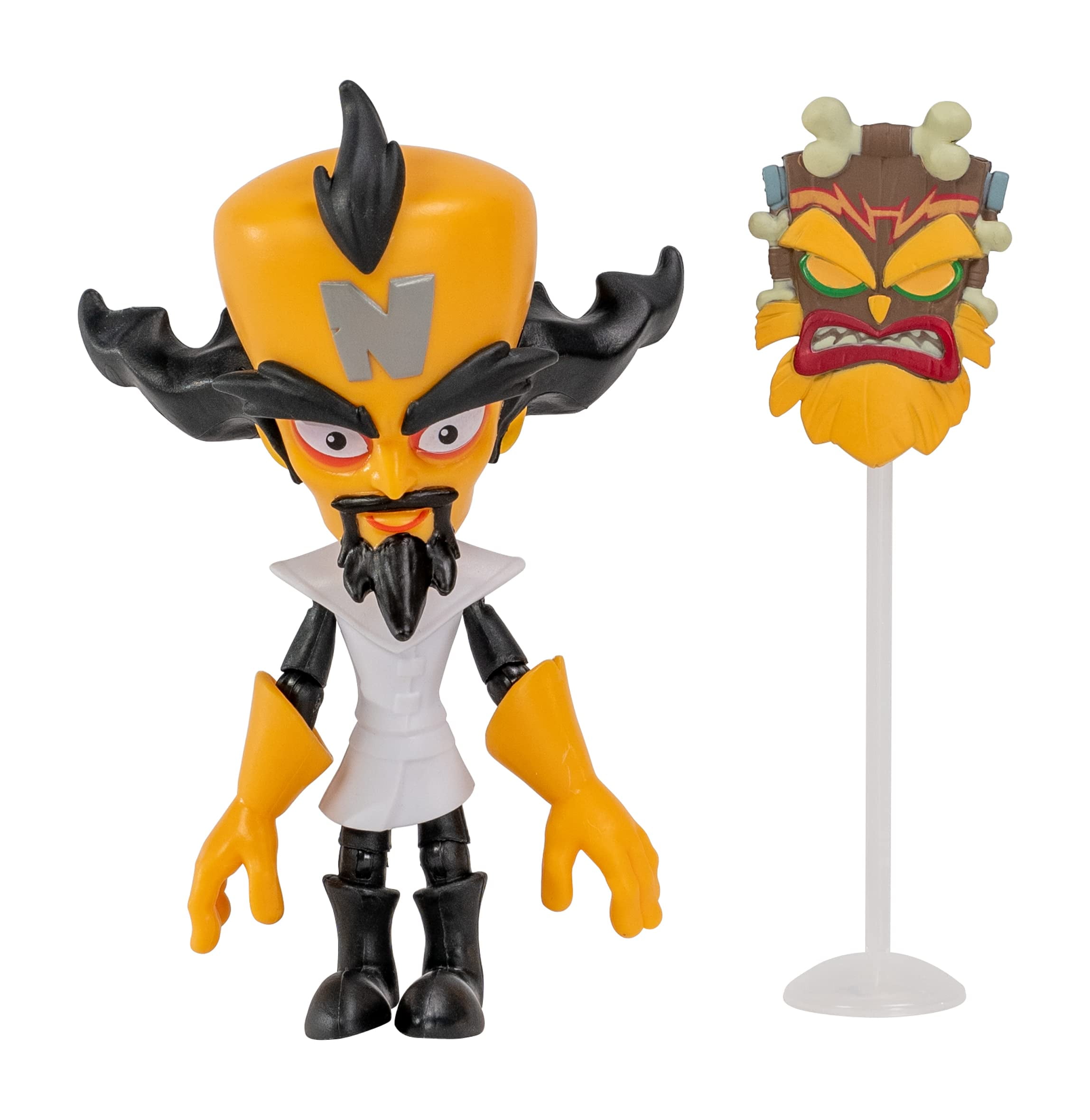 Crash Bandicoot Bandai Action Figures Dr Neo Cortex With Mask 11cm Dr ...