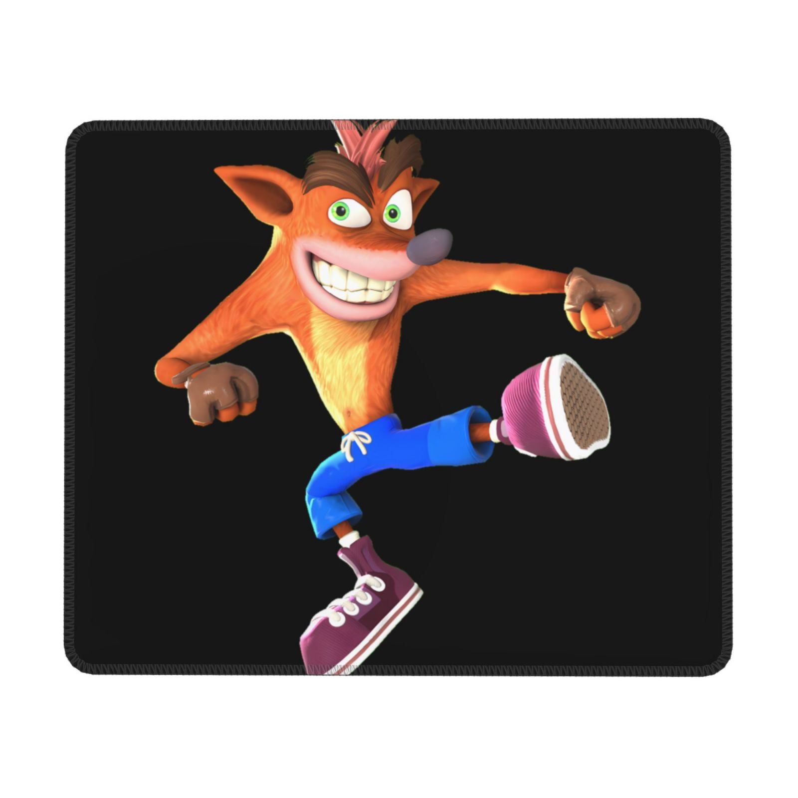 Crash Bandicoot Mouse Pad Square Mouse Pad for Desk Soft Computer Mouse ...